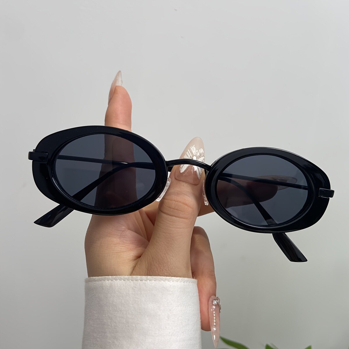 Style Очки Унисекс Кошкино Глаза Цветной Блок Уличный UV Защита