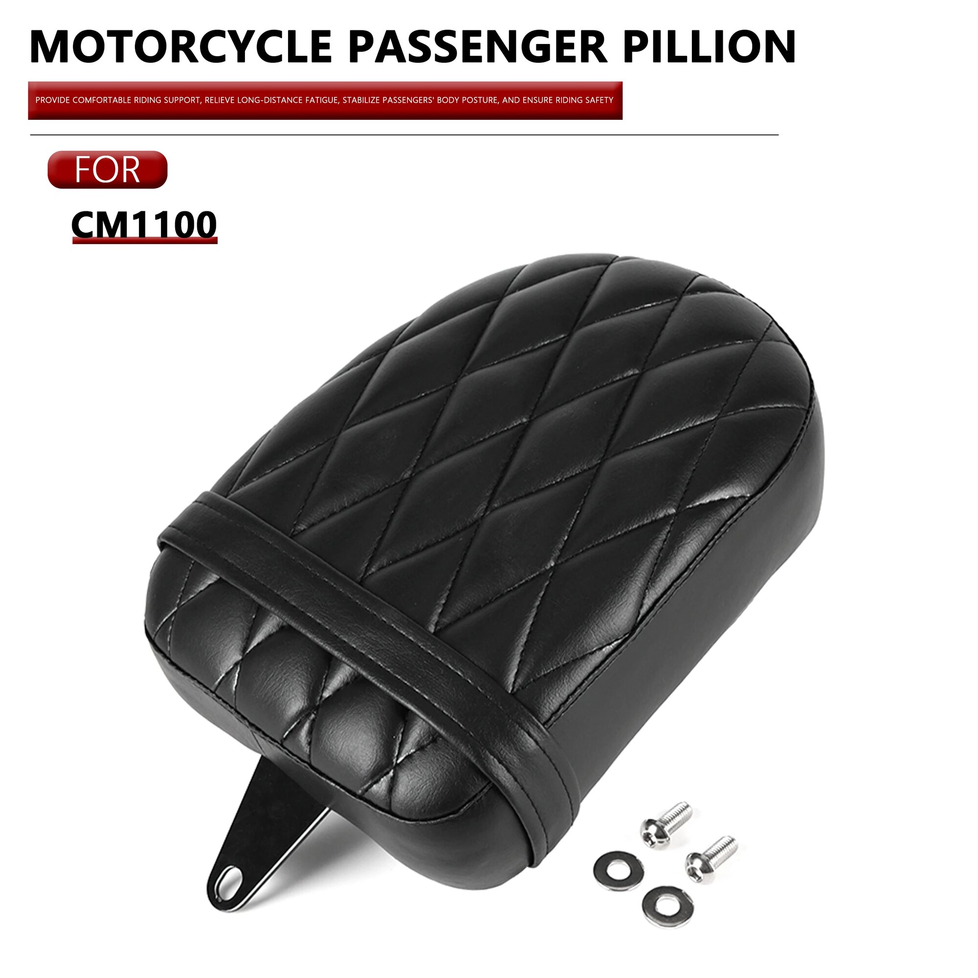 Кожаное сиденье для Honda Rebel CM1100 (2021-2024), Цвет: A Style