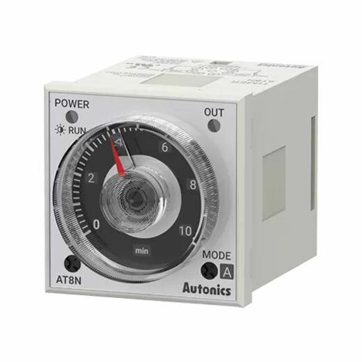 Аналоговый таймер Autonics AT8N-1, 8-контактов, 12В , артикул (Китай) 44020600080111