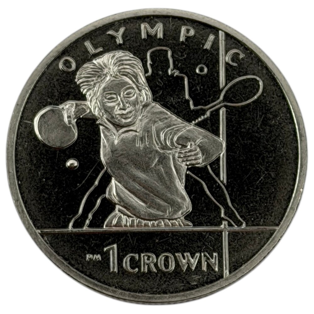 Остров Мэн 1 крона 2012 г. (XXX летние Олимпийские Игры, Лондон 2012 - Теннис) (CN)