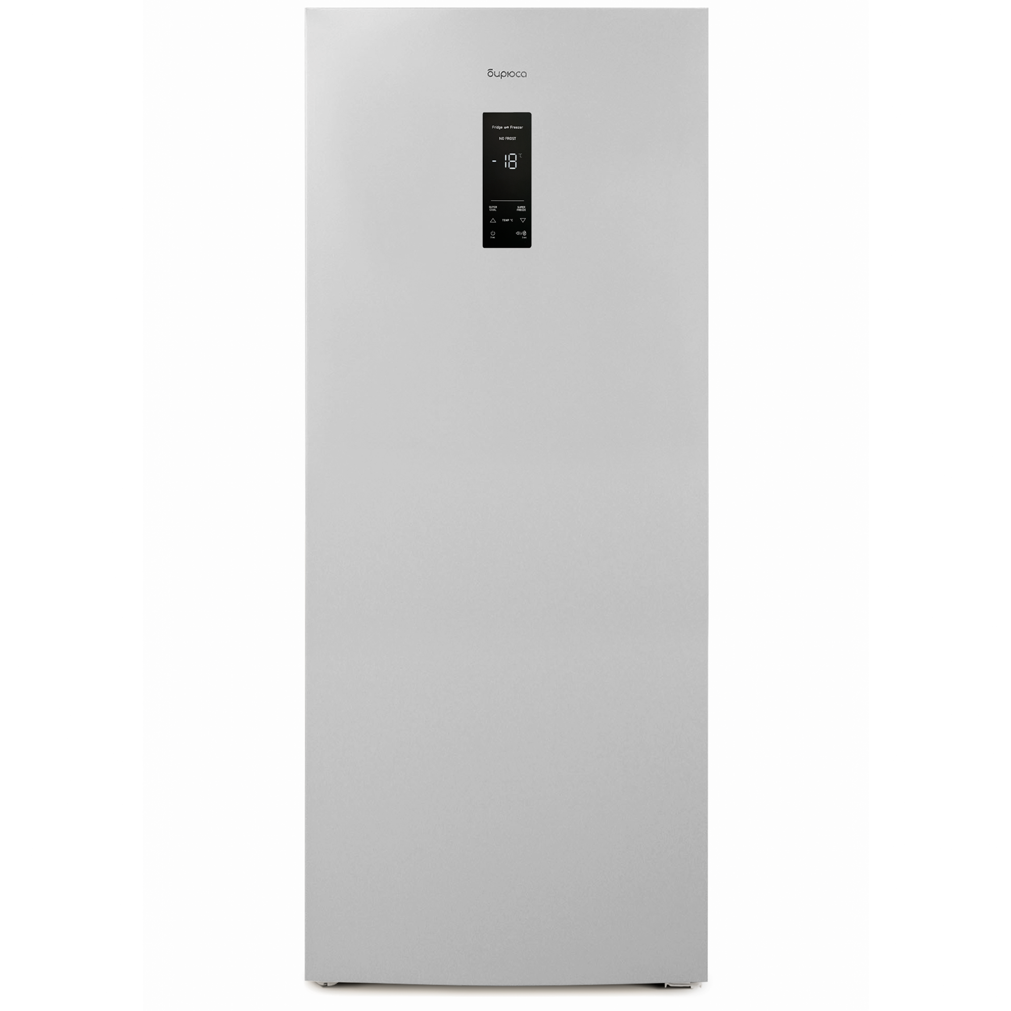 Морозилка БИРЮСА M6146NF, металлик