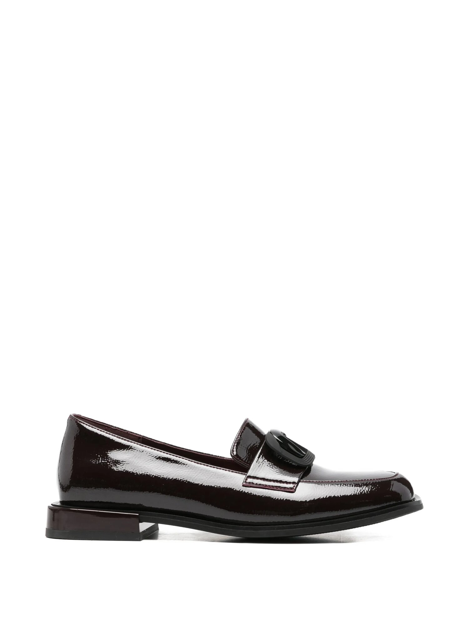 Лоферы Patent-finish buckle-detail loafers