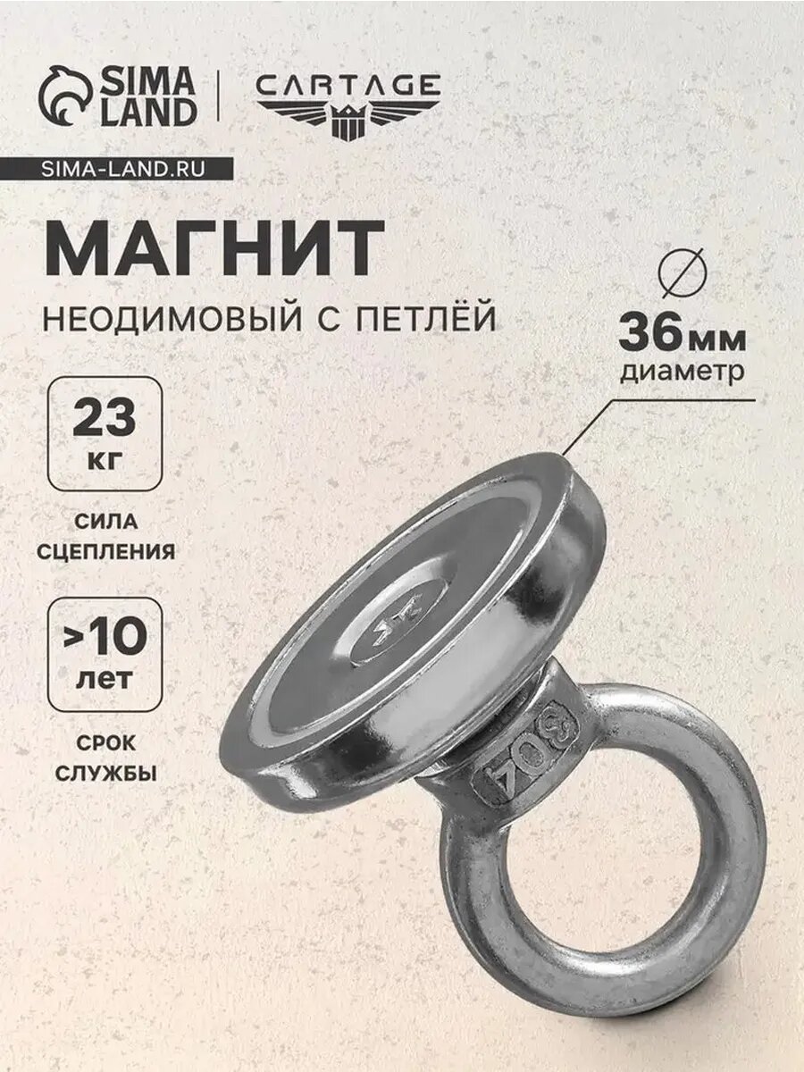 Магнит для авто с петлёй — надёжное крепление