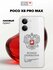 Силиконовый чехол на Poco X8 Pro Max / Поко X8 Про Макс с принтом Герб с автогра...