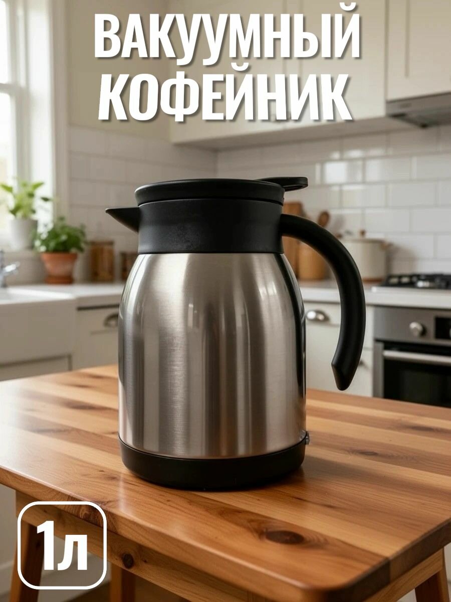 Кофейник-термос вакуумный