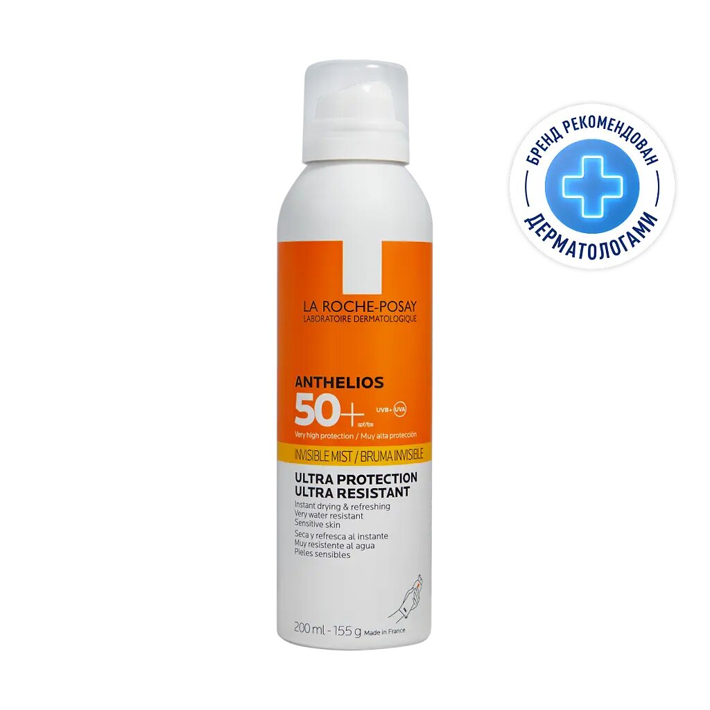 La Roche-Posay Anthelios XL Ultra Light спрей-вуаль ультралегкий SPF50+ 200 мл 1 шт