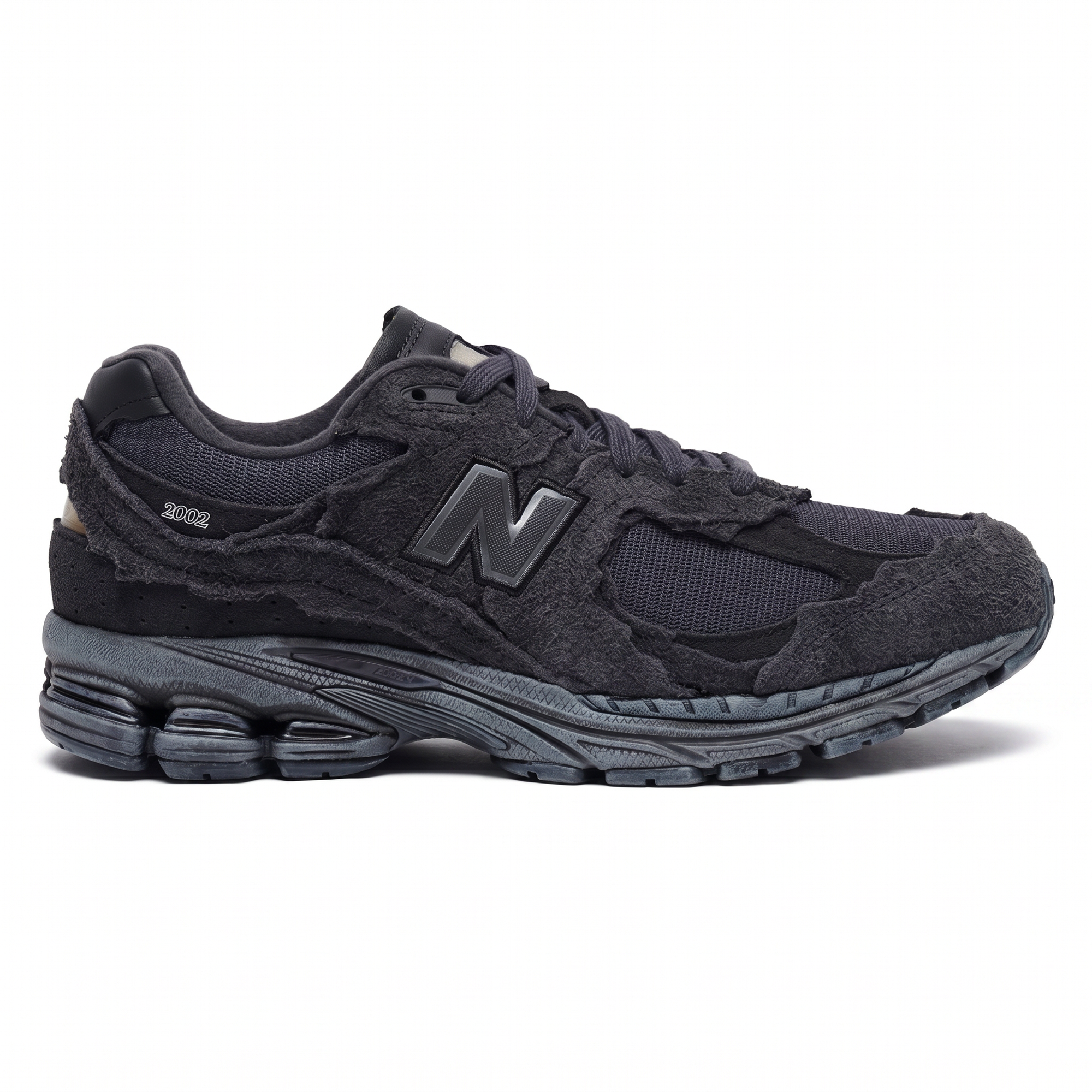 Кроссовки New Balance 2002, размер 10.5, black - dark grey
