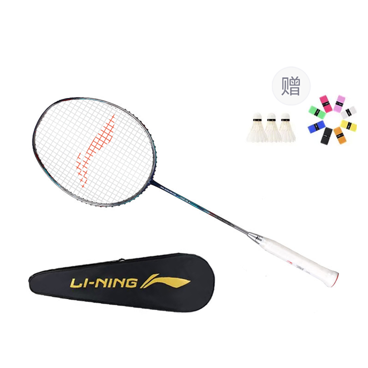Бадминтонная ракетка унисекс Li Ning Windblade Collection 500 Full Carbon Professional, 675 мм, синяя