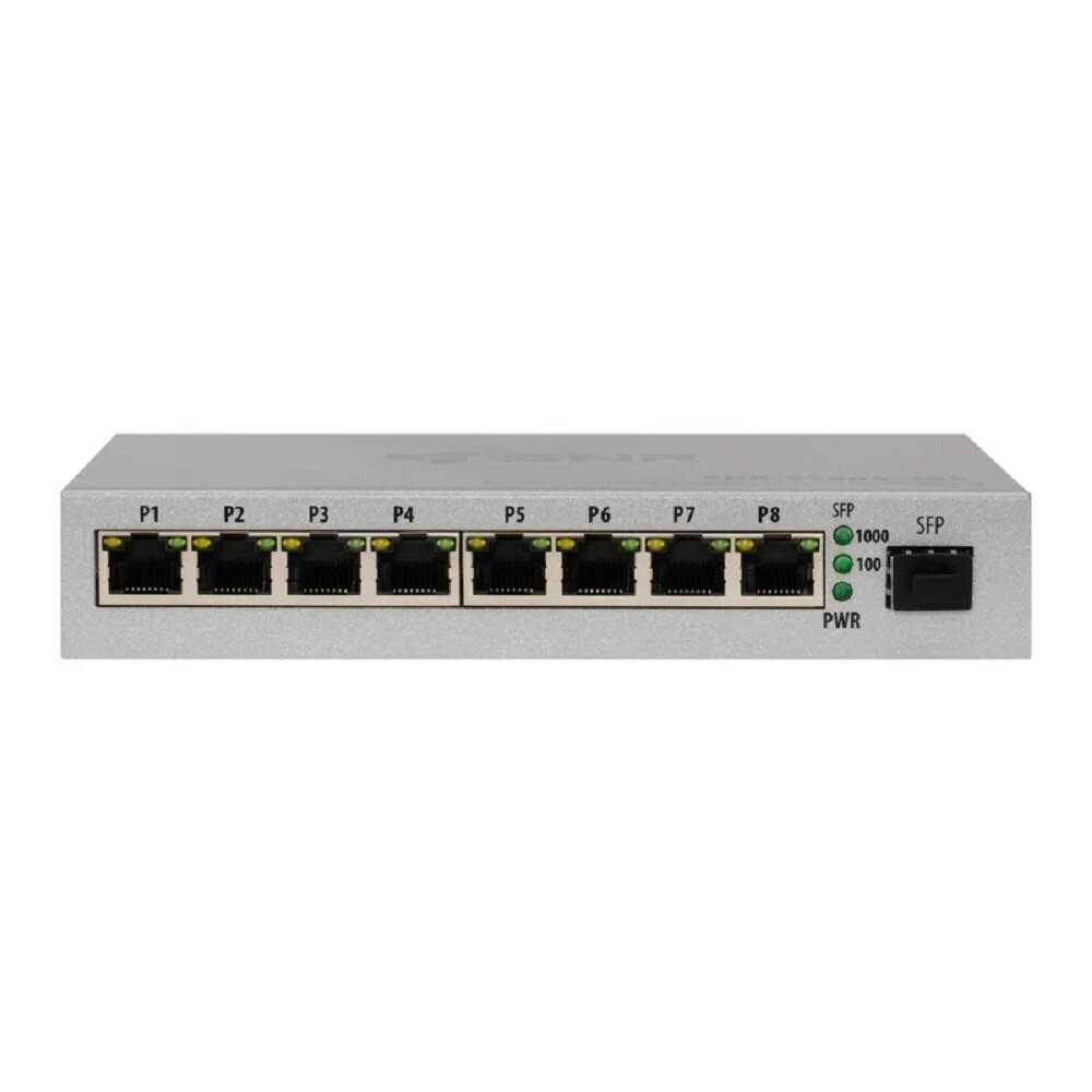 Коммутатор SNR-S1908-1GS SNR Неуправляемый 9 портов 100 Мбит/сек