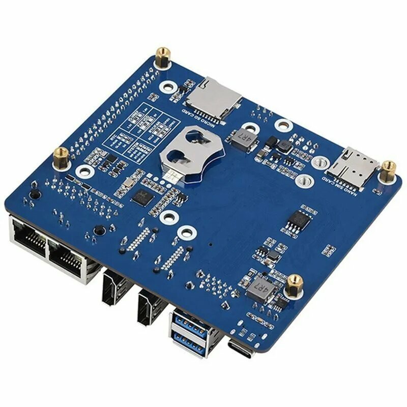 Плата расширения для см4, двойной порт Gigabit Ethernet, плата 5G/4G, USB3.0 Iot