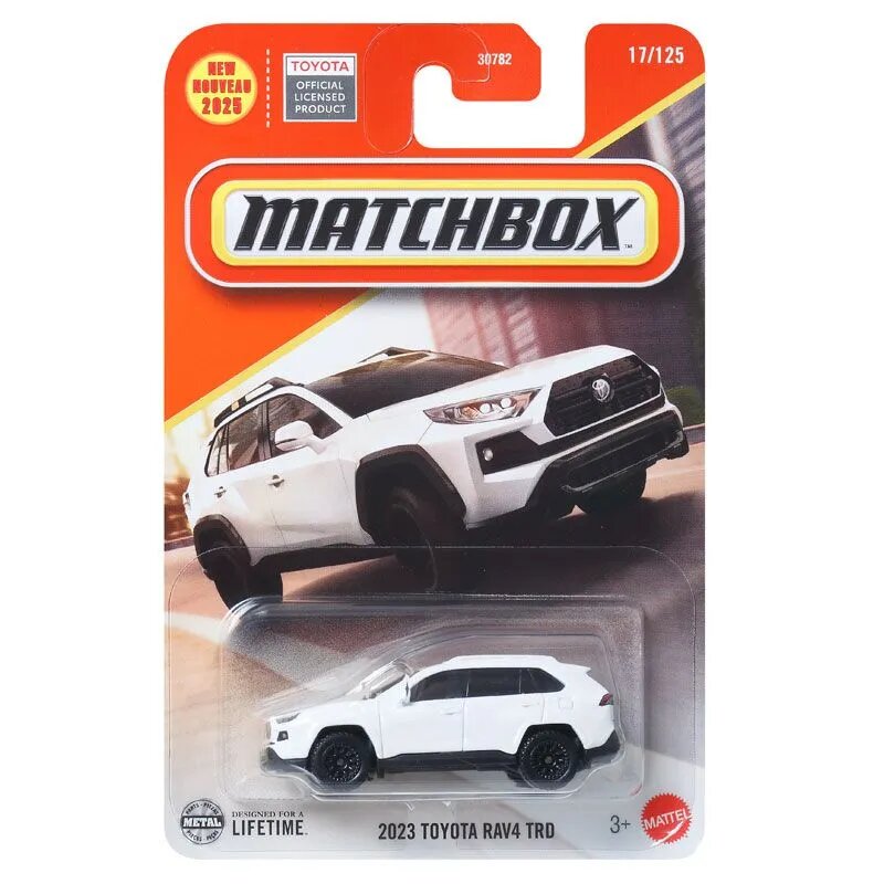 Машинка металлическая модель машины 30782-25J Matchbox 1:64 2023 TOYOTA RAV4 TRD