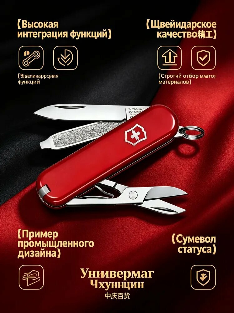 Victorinox Мини портативный складной нож для путешествий 58 мм
