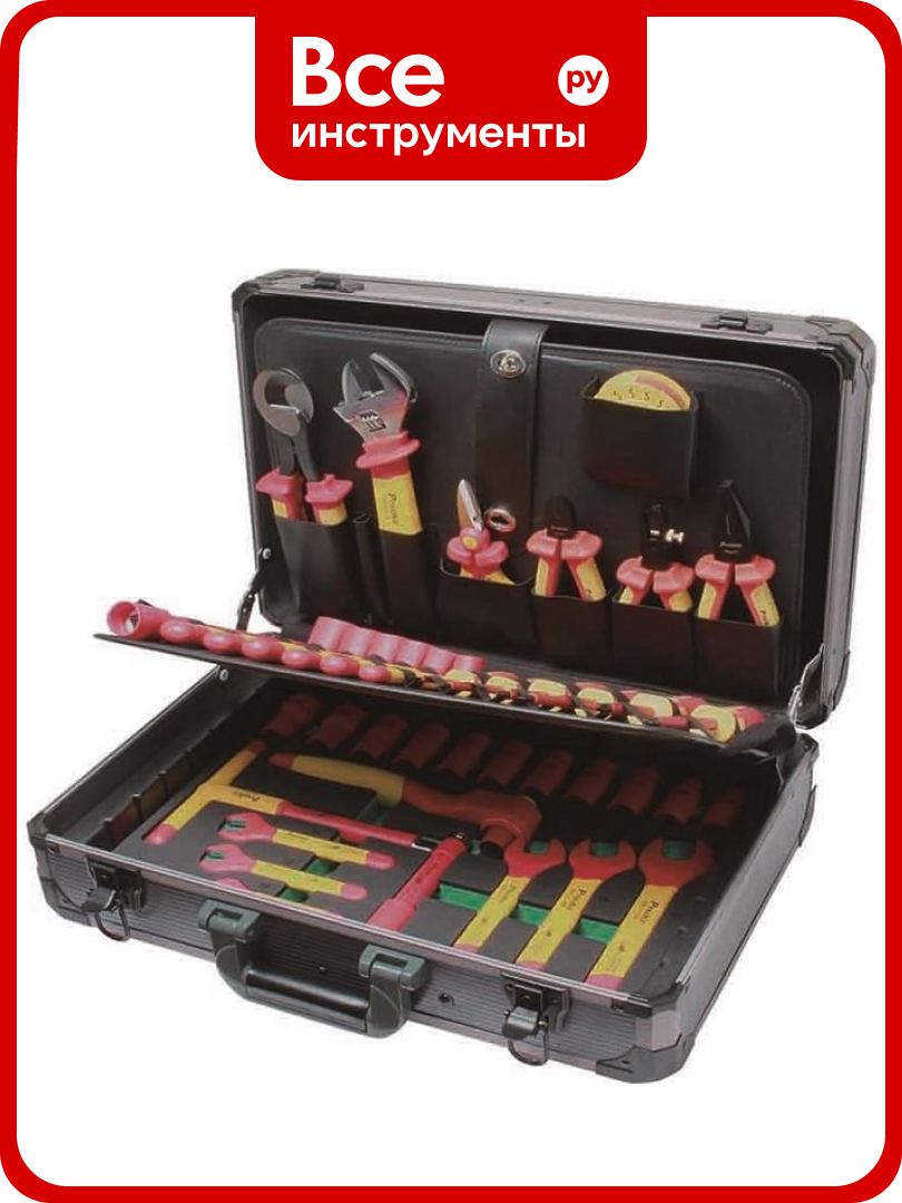 Набор диэлектрического инструмента Pro'sKit PK-2836M, 40 элементов, 6-гранные ключи, для электротехнических работ