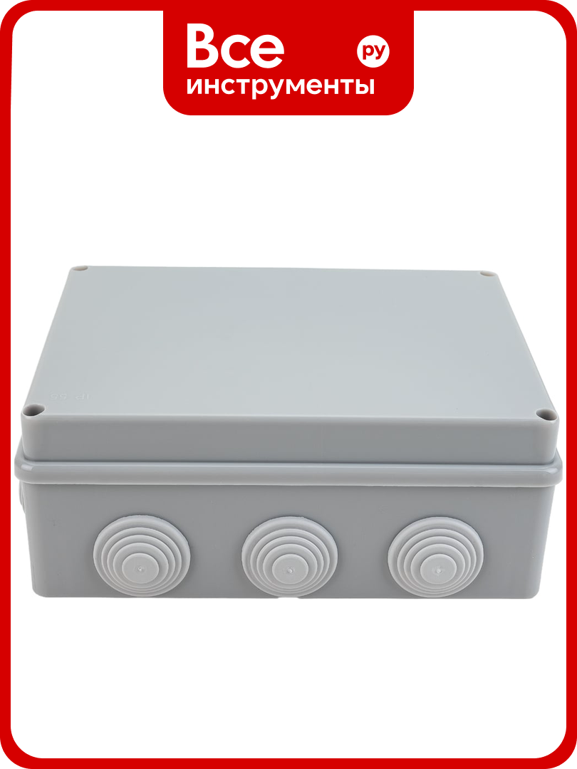 Распаечная коробка Navigator 93 409 nss-db-190-140-70-10-gr открытого монтажа