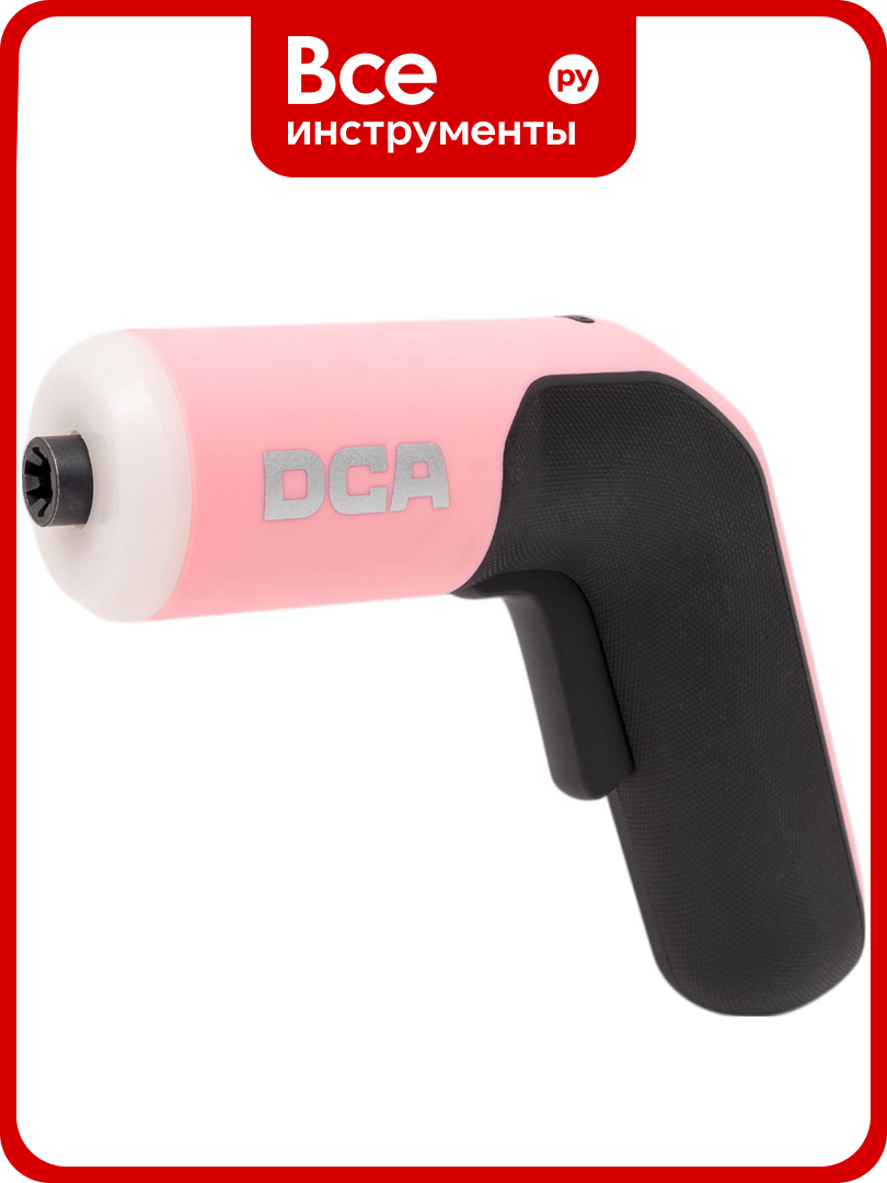Аккумуляторная отвертка DCA ADPL05-5 (TYPE D) pink