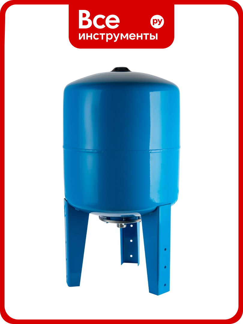 Расширительный бак вертикальный STOUT STW-0002-000080 из нержавеющей стали для питьевой воды с синтетическим каучуком