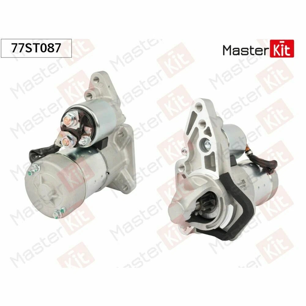 Стартер Nissan Qashqai 2010 - 2013, Nissan Micra 2005 -, Note 2006 - 2012 1.6 (1кВт) MasterKit арт. 77ST087