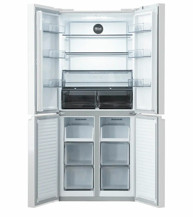 Многокамерный холодильник Centek CT-1744 NF White Glass
