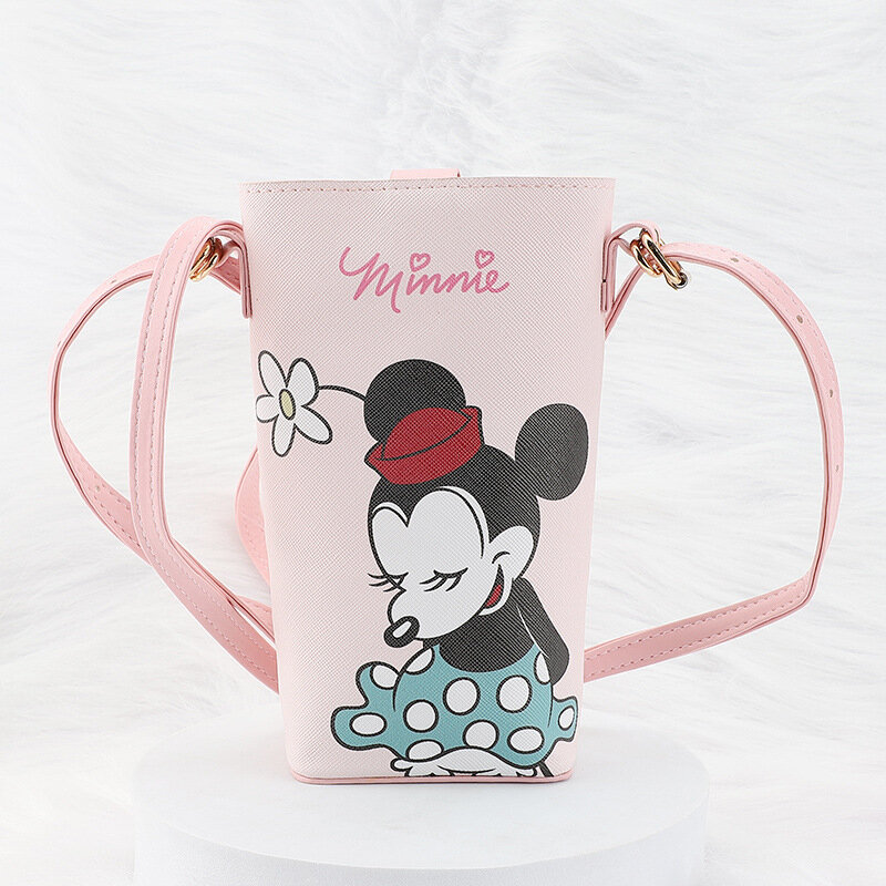 Сумка-мессенджер "Minnie Pink", для мобильного телефона, ПВХ, женская, лето 2023