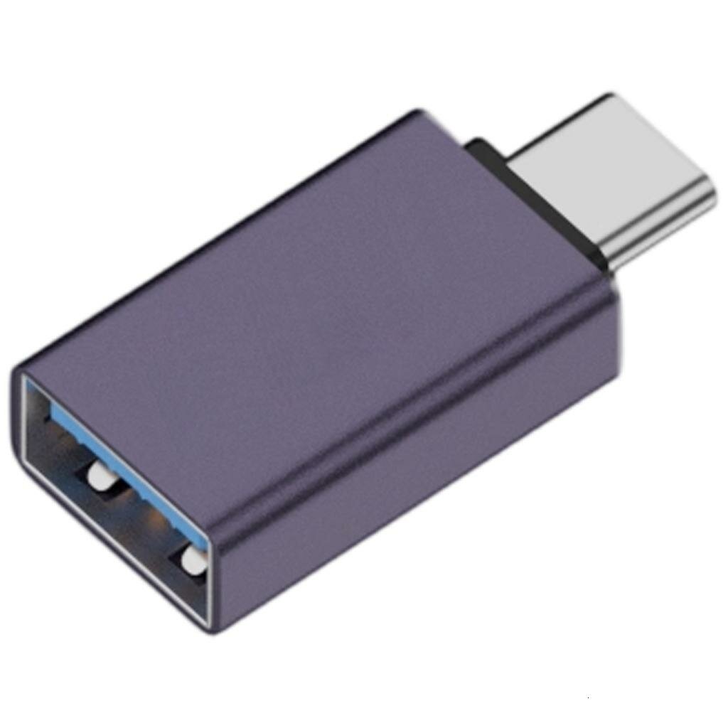 Блокиратор USB-данных, Серо-фиолетовый - C мужчина к женщине