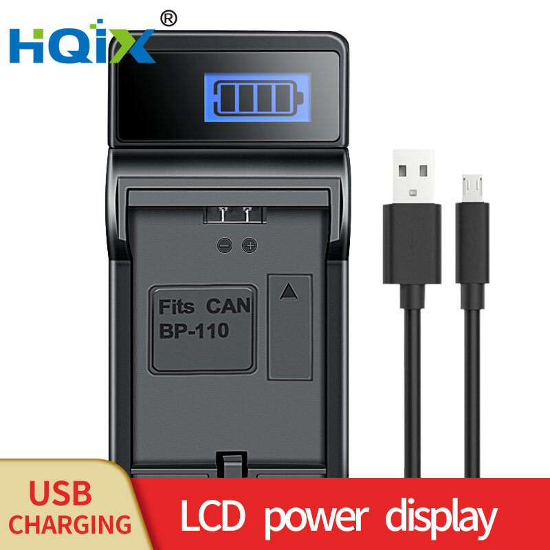 HQIX для Canon LEGRIA HF R26 R28 R206 R27 R205 R206 R21 R20 R200 камера BP-110 Аккумулятор зарядное устройство