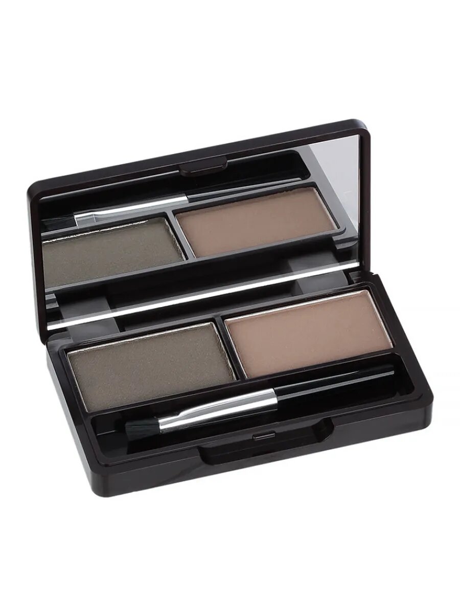 Тени для бровей Eco Soul Eyebrow Kit 02 Gray Brown