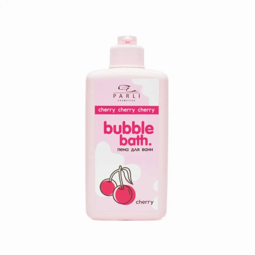 Parli Cosmetics Пена для ванны Bubble Bath Cherry, 480 мл