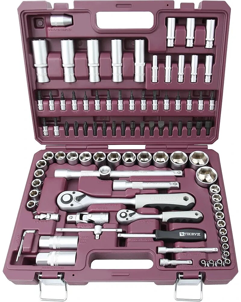TS094 TS094 Набор инструмента универсальный 1/4", 1/2"DR, 94 предмета