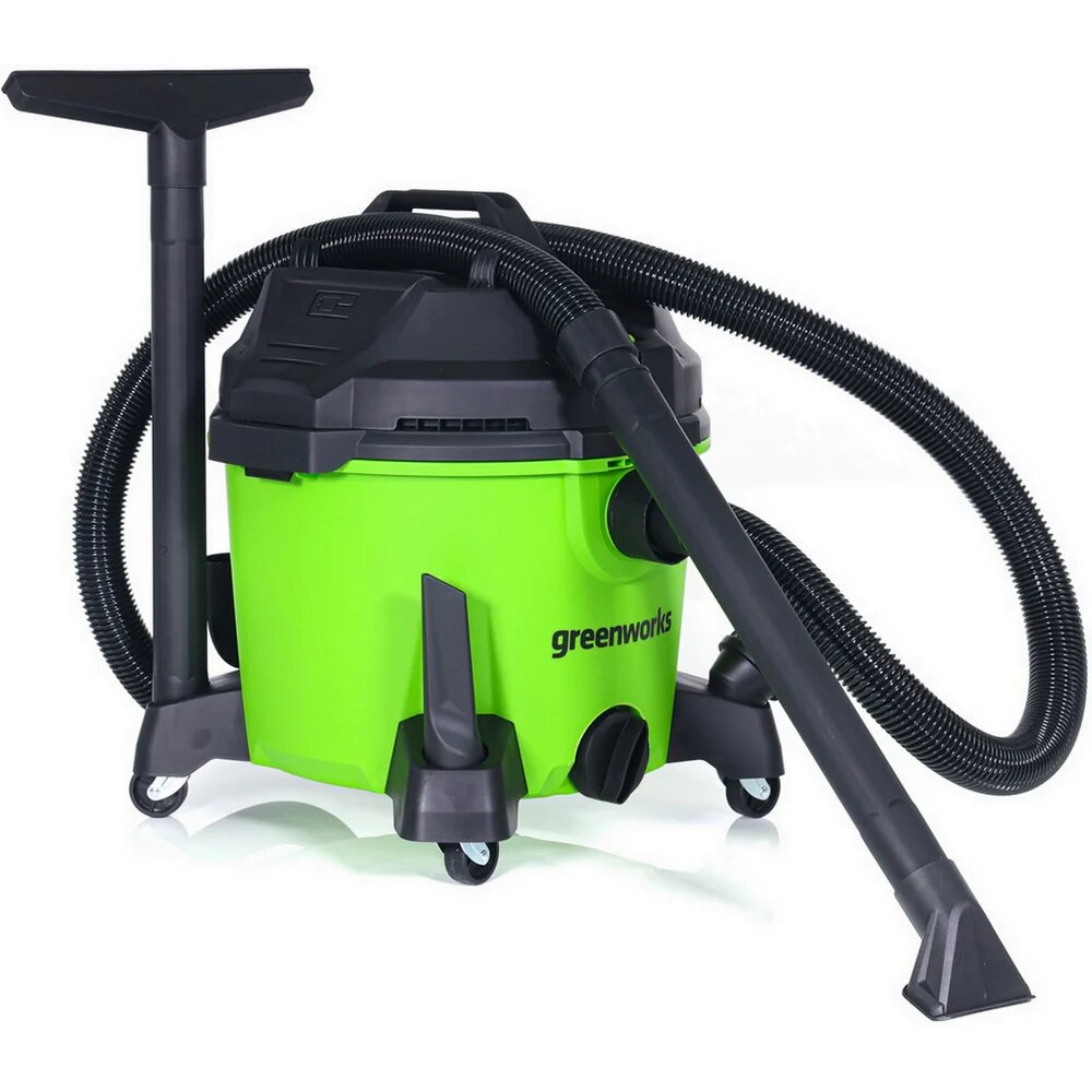 Строительный пылесос Greenworks G120WDV, мощность 1150Вт, 34л, 220В