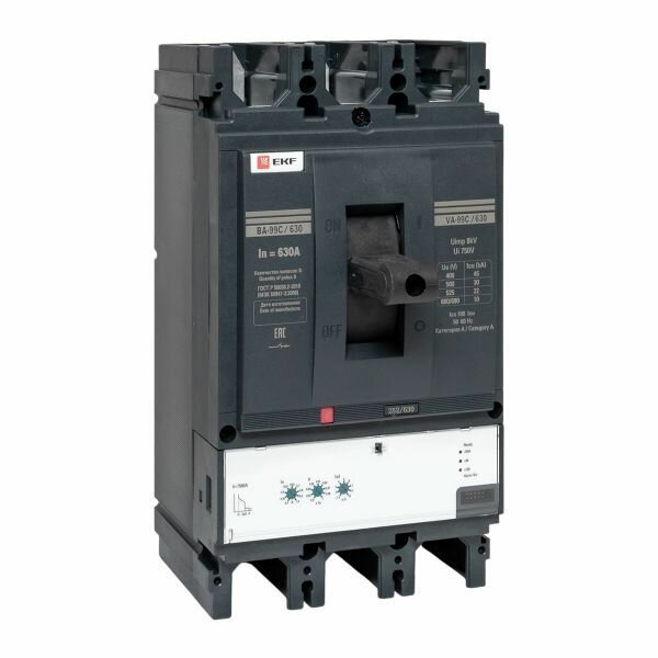 Выключатель автоматический 3п 630/630А 45кА ВА-99C Compact NS PROxima EKF mccb99C-630-630