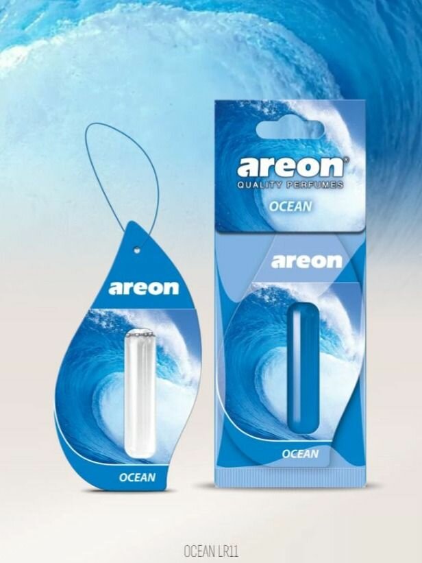 Areon Ароматизатор автомобильный, океан, 5 мл освежитель воздуха для салона