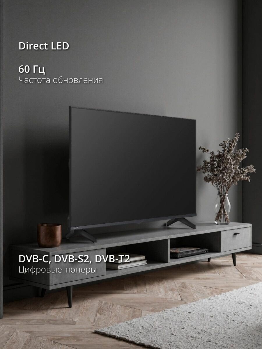 32" Телевизор Hisense 32A4S Black — фото 1