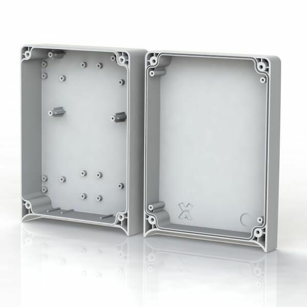 Гермобокс AX-BOX 230x170x77 IP67 Антэкс с точками крепления плат роутеров и модемов — фото 1