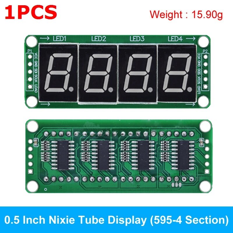 TZT Static Drive 2 3/4-сегментный светодиодный дисплейный модуль 1PCS 4 BIT
