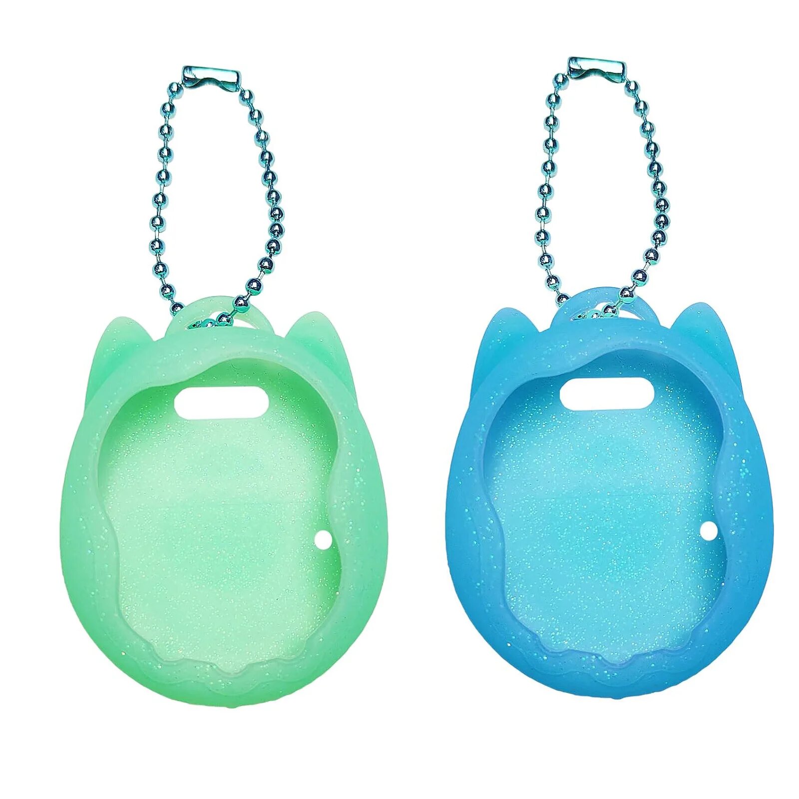 Чехол для Tamagotchi Uni, Teal и Blue, с цепочкой