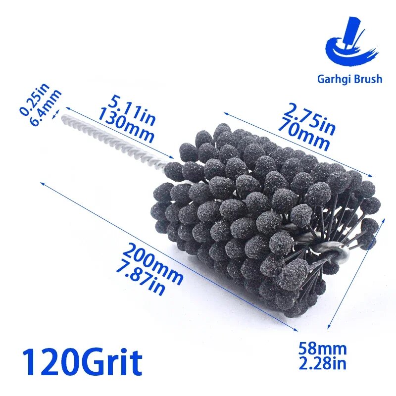 Гибкие хонинговые щетки Garhgi Brush из карбида кремния 77 мм Dia 58MM 120Grit