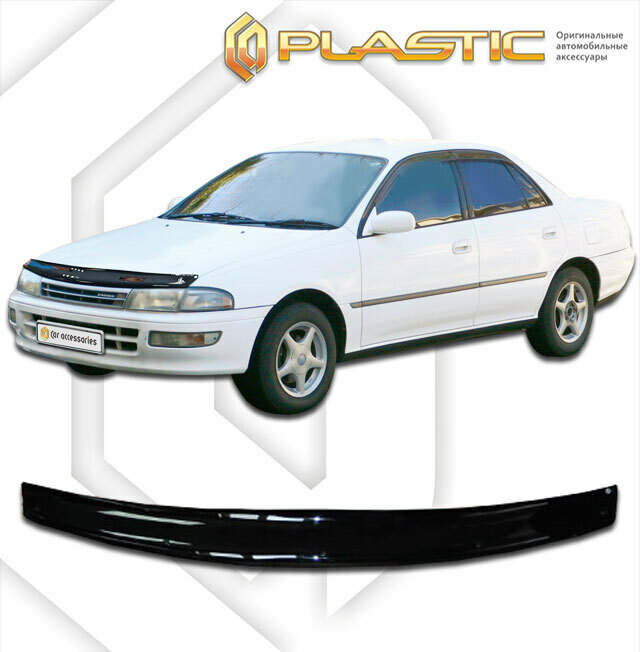 Дефлектор капота для Toyota Carina 1990-1994 Classic черный