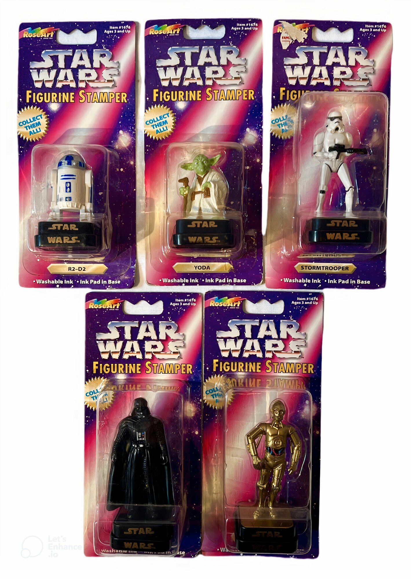Star Wars Звездные Войны RoseArt винтаж фигурки сет 1997г