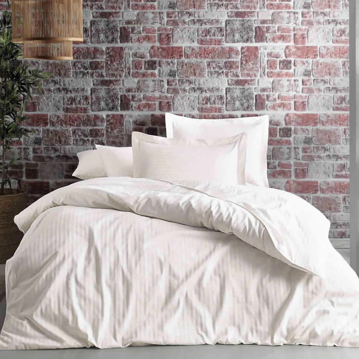 Комплект постельного белья Tivolyo Home JAQUARD бежевый