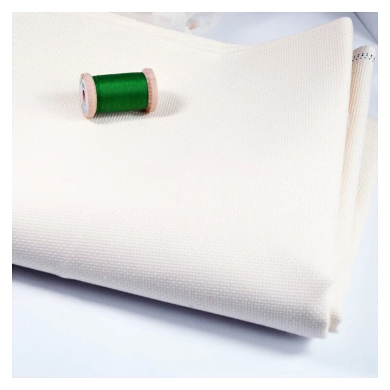 Аmishop-18st 18ct льняная ткань для вышивки white 200x150cm