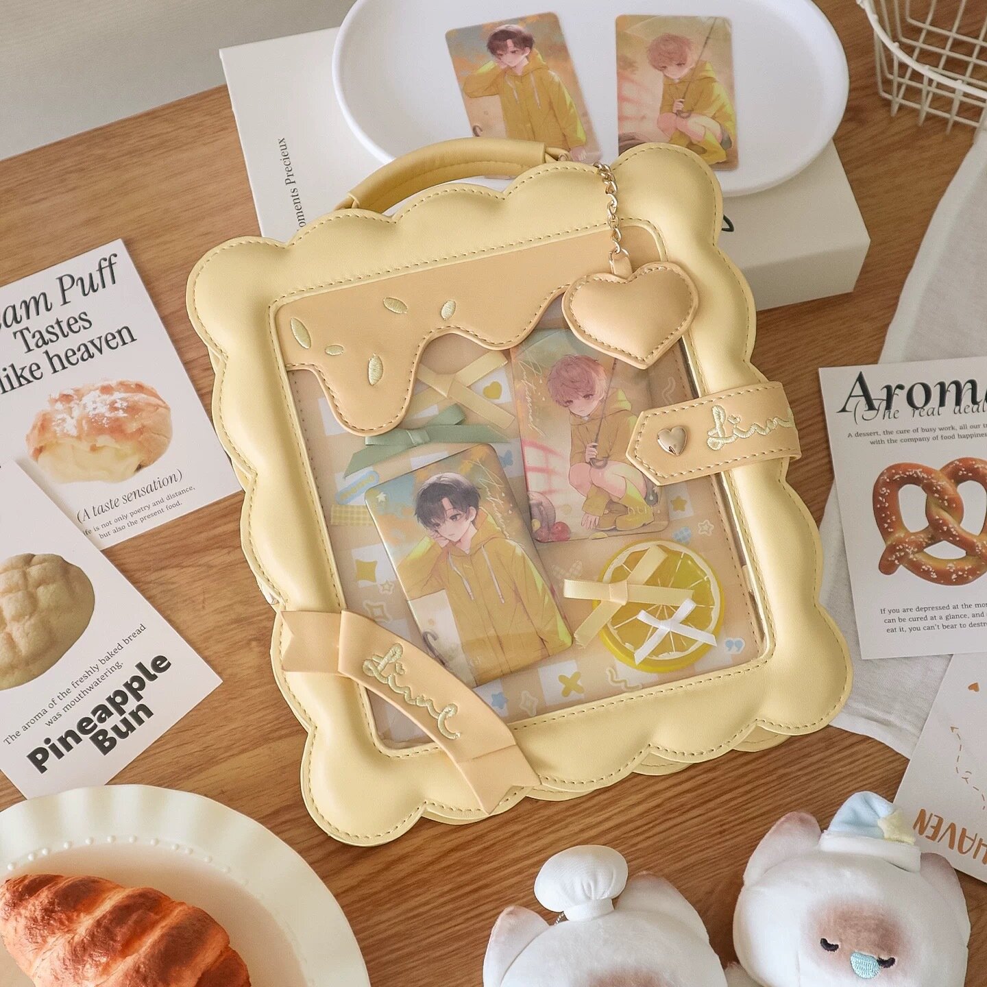 【Little Biscuit】Оригинальная сумка-рюкзак через плечо Green Gables Ita Bag для мелких предметов, милая повседневная женская сумка в 2D-стиле