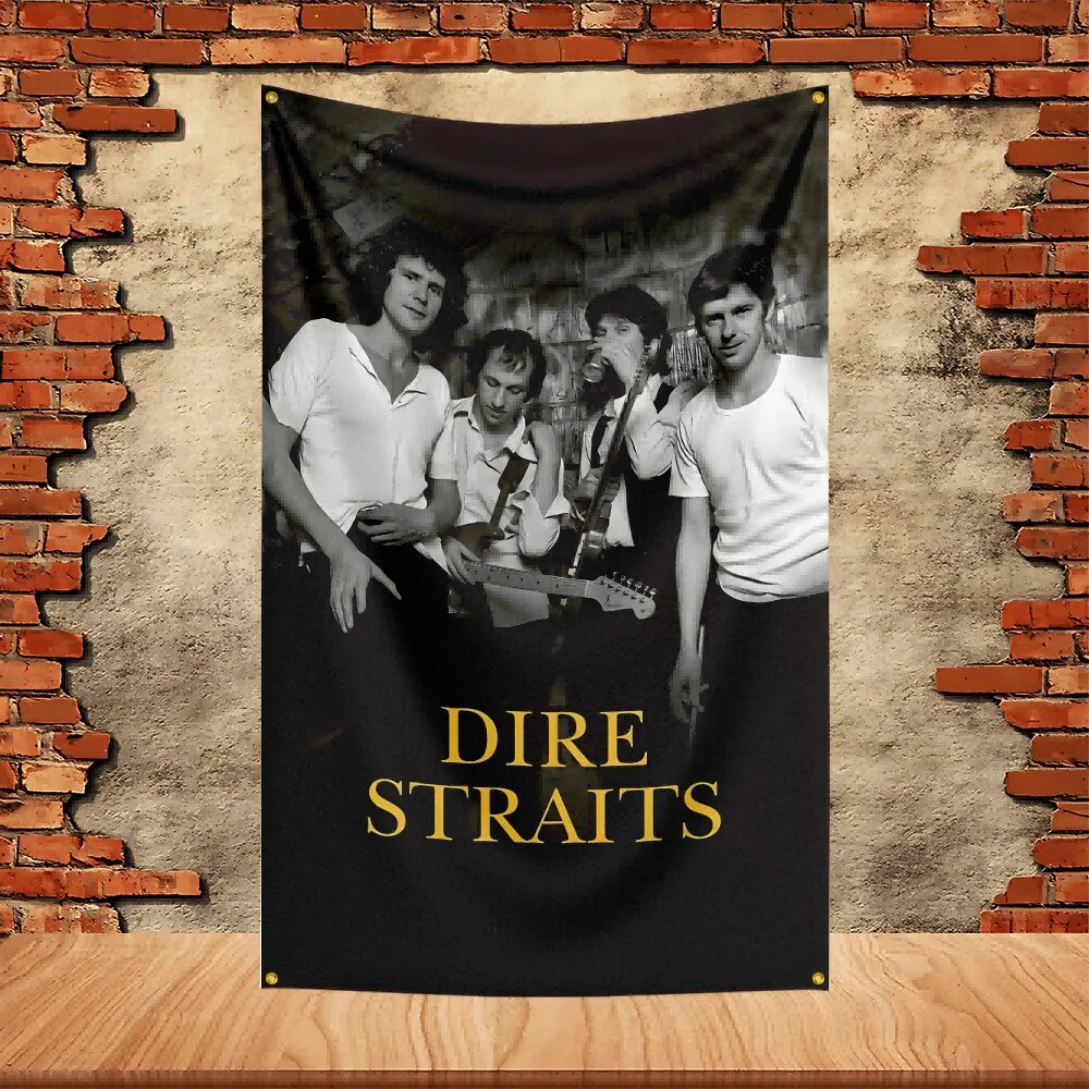 Флаг Dire Straits 90x150см Полиэстер 90 x 150cm, ZH10703