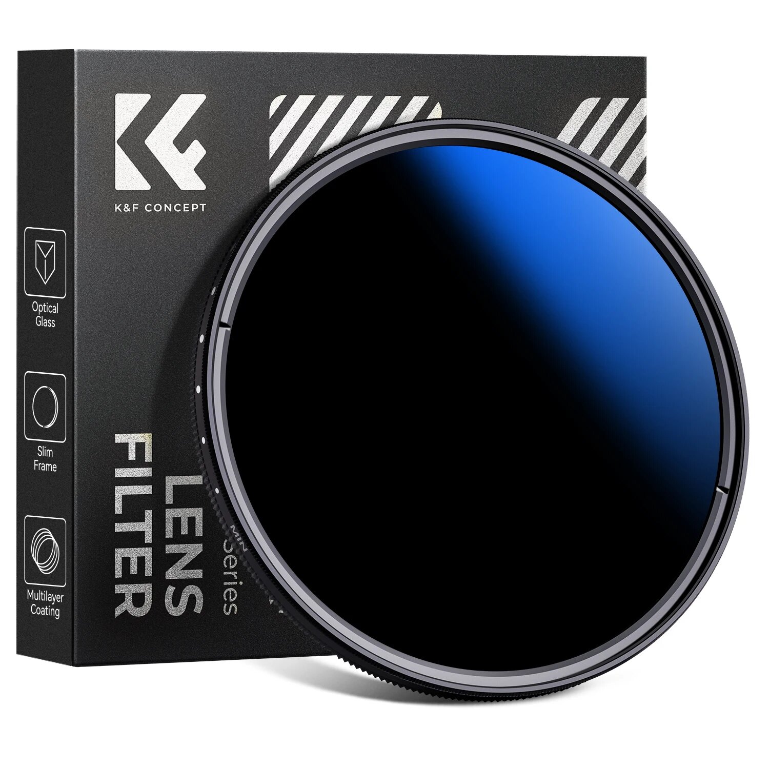 K&F CONCEPT Фильтр нейтральной плотности ND2-2000 55mm