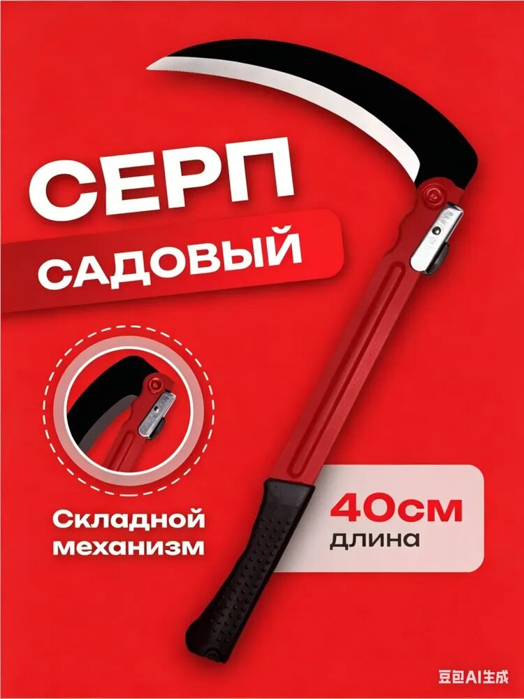 Серп, лезвиеНержавеющая сталь,25см