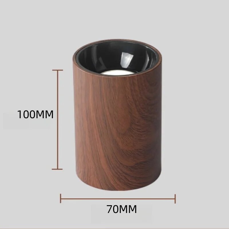CANTH потолочный светильник Mid-Style ореховый Warm White 3000K, Dimmable, 15W