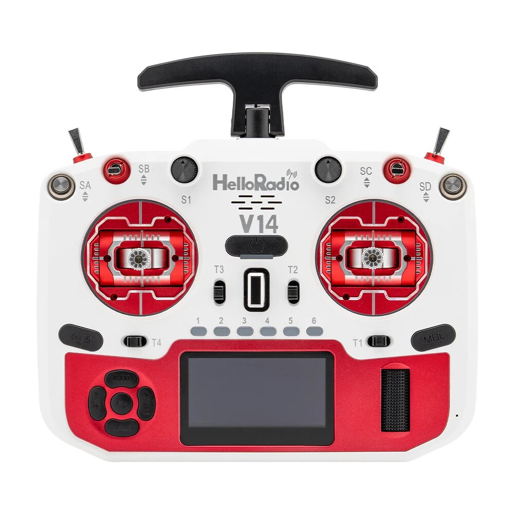 SpeedyBee HelloRadioSky V14PRO & V14MAX портативное радио Красный, V14MAX Wht Red ELRS