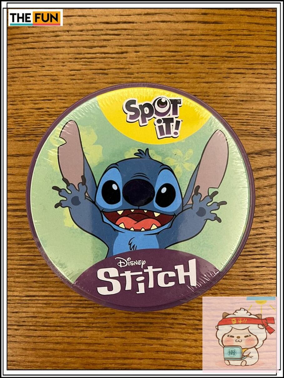 Настольная игра Доббль/ Дубль Spot it! Stitch- отличное развлечение для всей семьи и забавный подарок на !