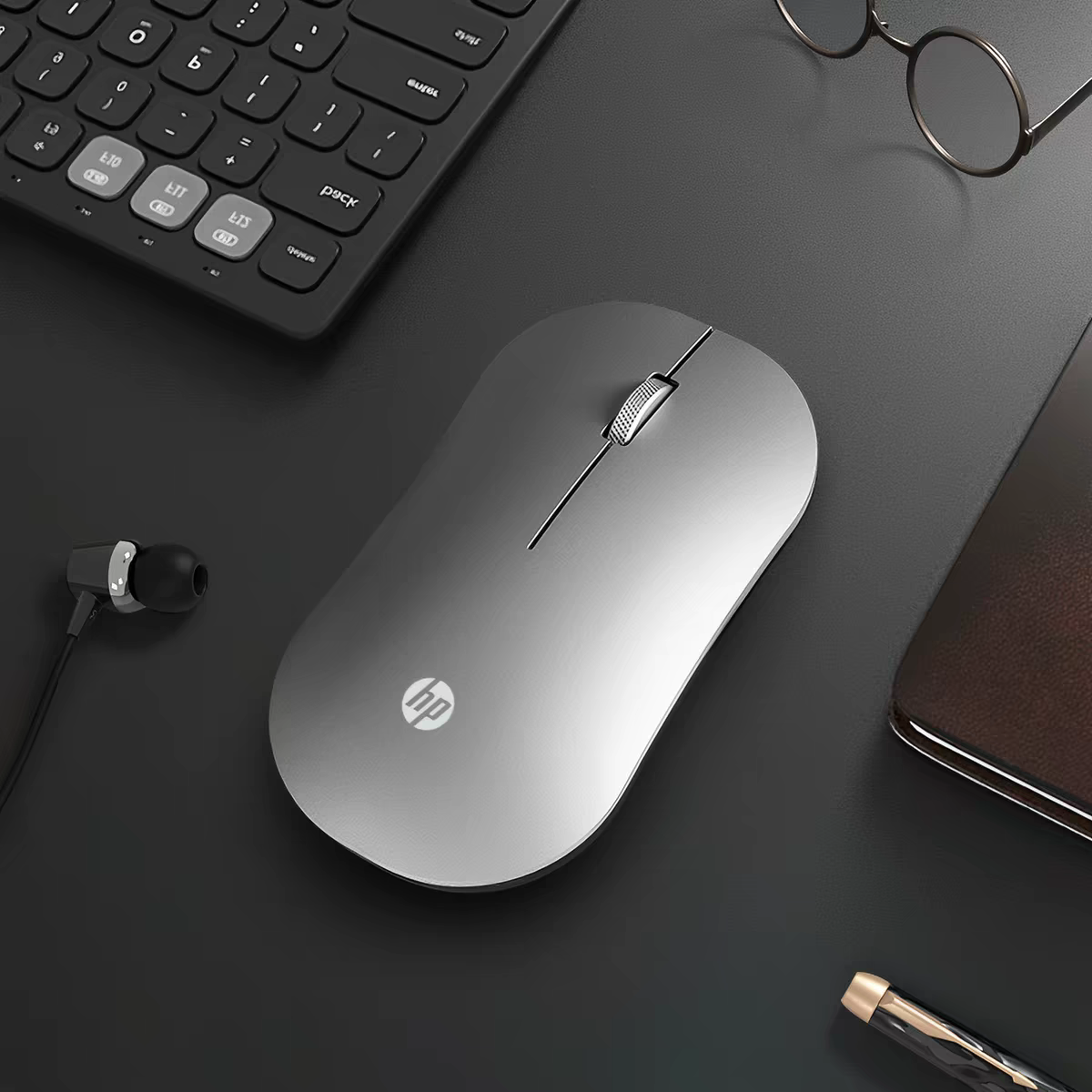 Беспроводная Bluetooth мышь HP DM10, компактная, двойное подключение Bluetooth + 2,4 ГГц