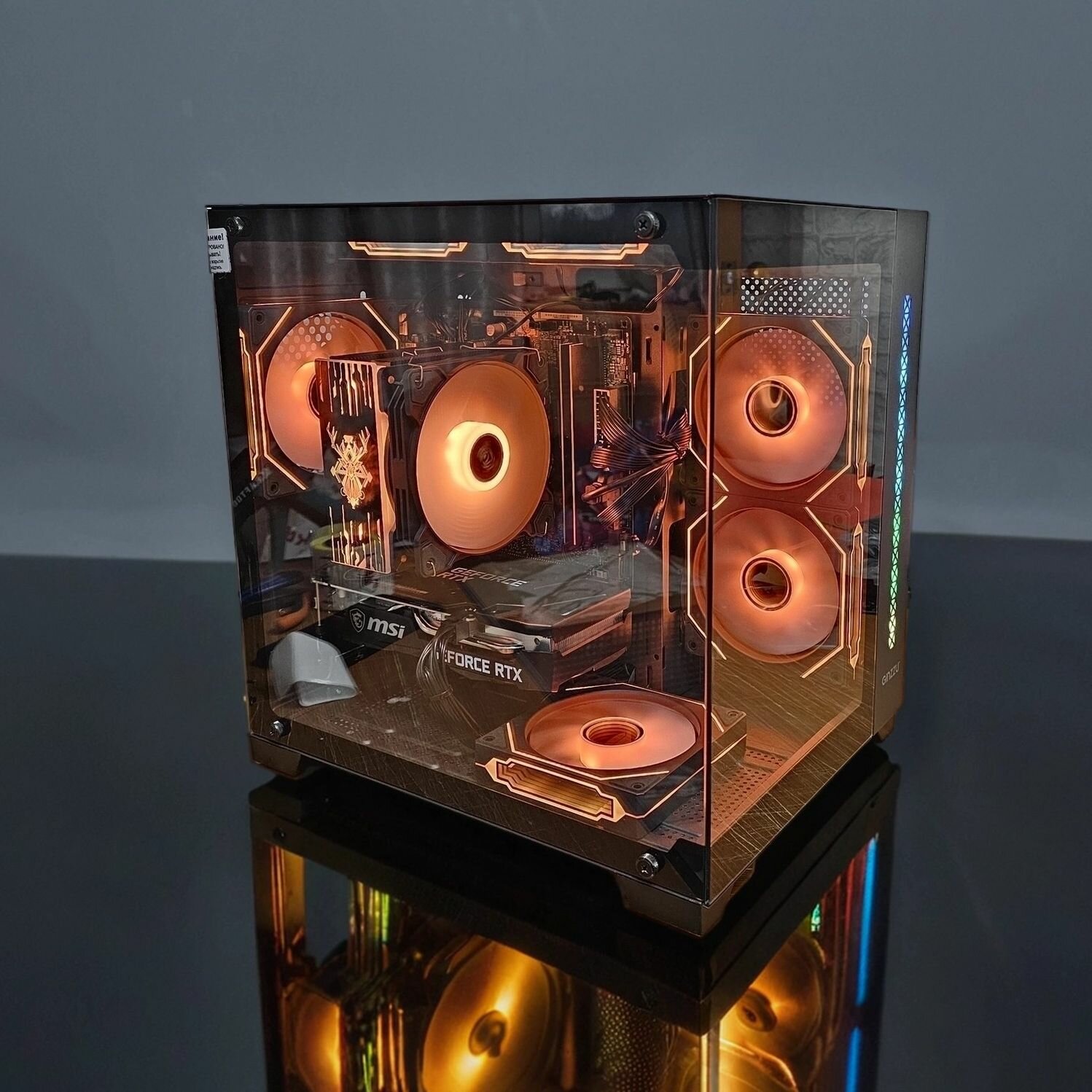 Игровой компьютер (Intel Core i5-10400F, RAM 16 ГБ, SSD 500 ГБ, NVIDIA GeForce RTX 3070m (8 Гб), Windows 11 Pro), черный