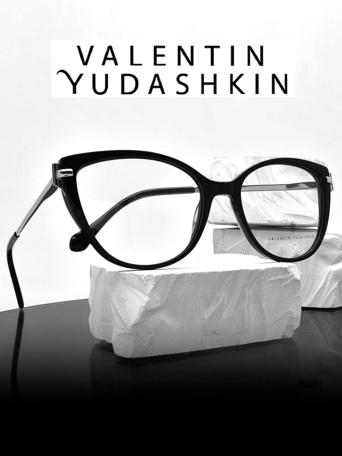 Оправа для очков Valentin Yudashkin VY-WO-A4 C1 пол Женский форма оправы Кошачий глаз цвет оправы Чёрный